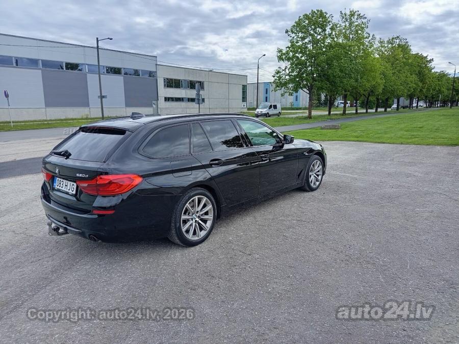 Black BMW 5 Series 2019 in Tallinn, with an engine capacity of 2.00 L and mileage of 164 thousand km for 23500 €, photo 4 on AUTOMOTO.COM.LV