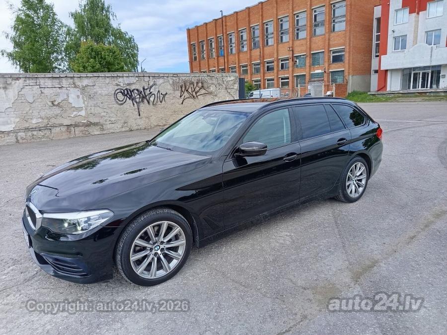 Black BMW 5 Series 2019 in Tallinn, with an engine capacity of 2.00 L and mileage of 164 thousand km for 23500 €, photo 5 on AUTOMOTO.COM.LV
