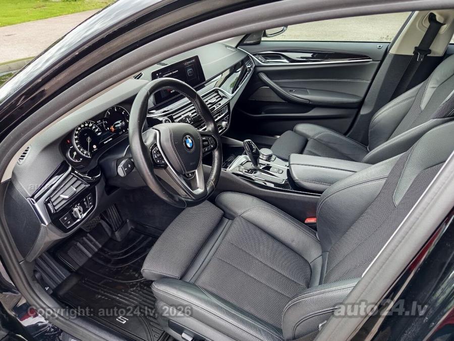 Black BMW 5 Series 2019 in Tallinn, with an engine capacity of 2.00 L and mileage of 164 thousand km for 23500 €, photo 6 on AUTOMOTO.COM.LV
