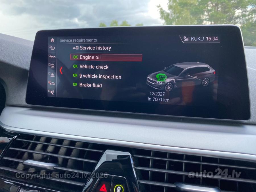 Melns BMW 5 Series 2019 Tallina, ar dzinēja tilpumu 3.00 L un nobraukumu 181 tūkst. km par 23500 €, foto 19 vietnē AUTOMOTO.COM.LV
