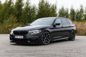 Black BMW 5 Series 2019 in Tallinn, with an engine capacity of 3.00 L and mileage of 244 thousand km for 24900 €, photo  on AUTOMOTO.COM.LV