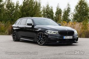 Black BMW 5 Series 2019 in Tallinn, with an engine capacity of 3.00 L and mileage of 244 thousand km for 24900 €, photo 3 on AUTOMOTO.COM.LV