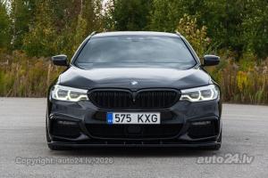 Black BMW 5 Series 2019 in Tallinn, with an engine capacity of 3.00 L and mileage of 244 thousand km for 24900 €, photo 4 on AUTOMOTO.COM.LV