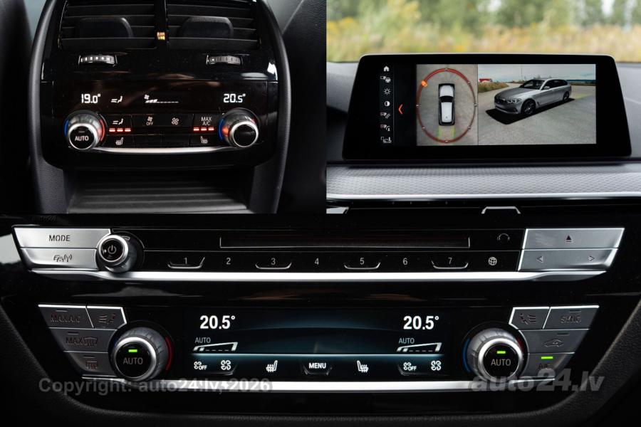 Black BMW 5 Series 2019 in Tallinn, with an engine capacity of 3.00 L and mileage of 244 thousand km for 24900 €, photo 12 on AUTOMOTO.COM.LV