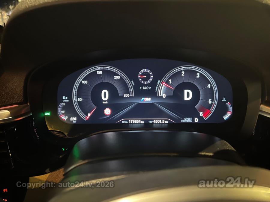 Melns BMW 5 Series 2019 Tallina, ar dzinēja tilpumu 3.00 L un nobraukumu 181 tūkst. km par 29000 €, foto 10 vietnē AUTOMOTO.COM.LV