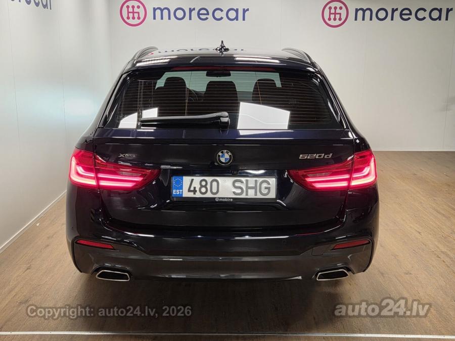 Black BMW 5 Series 2020 in Tallinn, with an engine capacity of 2.00 L and mileage of 166 thousand km for 21900 €, photo 6 on AUTOMOTO.COM.LV