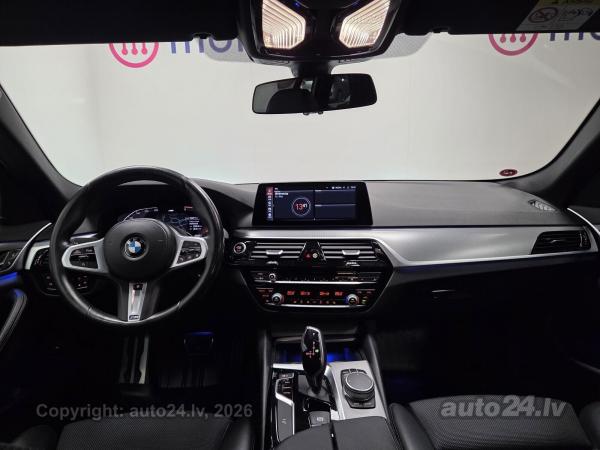 Black BMW 5 Series 2020 in Tallinn, with an engine capacity of 2.00 L and mileage of 166 thousand km for 21900 €, photo 8 on AUTOMOTO.COM.LV