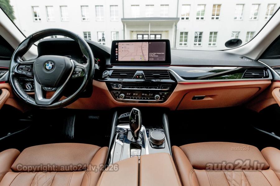 Black BMW 5 Series 2020 in Parnu, with an engine capacity of 3.00 L and mileage of 178 thousand km for 22499 €, photo 18 on AUTOMOTO.COM.LV