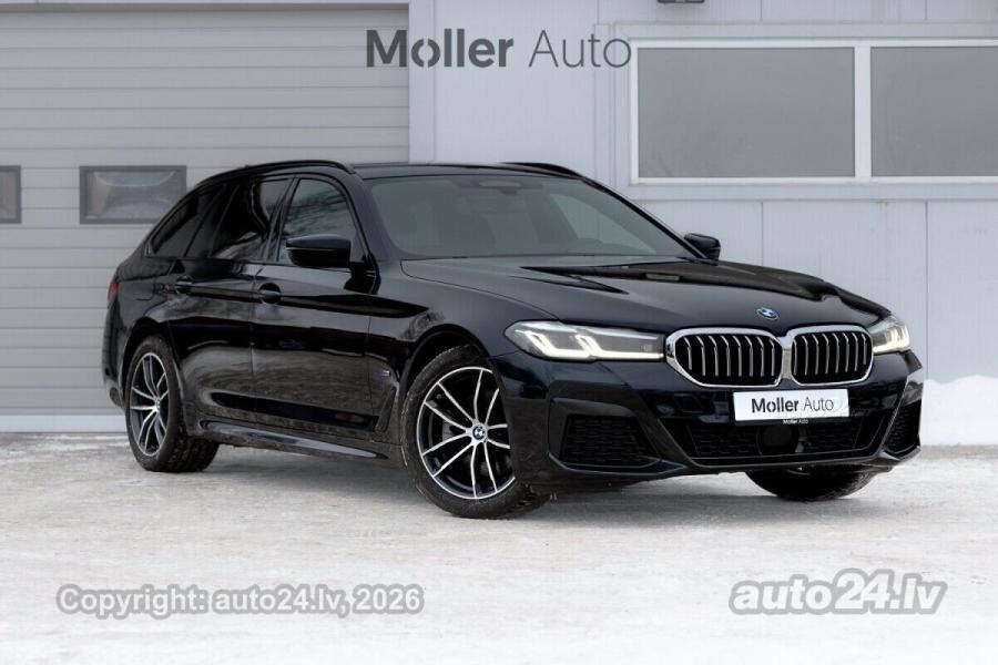 Melns BMW 5 Series 2021 Jelgava, ar dzinēja tilpumu 2.00 L un nobraukumu 159 tūkst. km par 27566 €, foto 1 vietnē AUTOMOTO.COM.LV