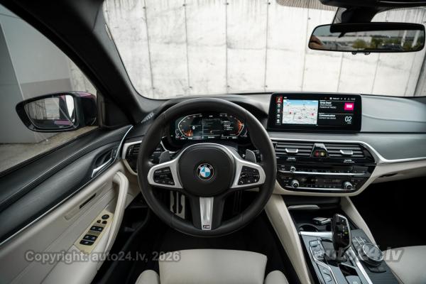 Black BMW 5 Series 2021 in Tartu, with an engine capacity of 3.00 L and mileage of 189 thousand km for 29900 €, photo 9 on AUTOMOTO.COM.LV