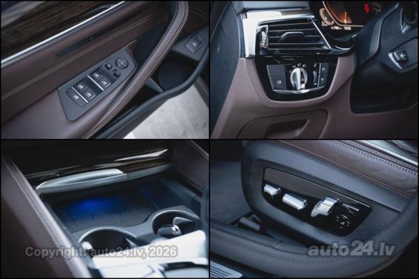 Black BMW 5 Series 2021 in Tallinn, with an engine capacity of 3.00 L and mileage of 203 thousand km for 34290 €, photo 9 on AUTOMOTO.COM.LV
