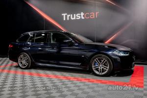 Black BMW 5 Series 2021 in Parnu, with an engine capacity of 2.00 L and mileage of 198 thousand km for 24400 €, photo 7 on AUTOMOTO.COM.LV