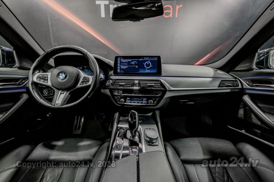 Black BMW 5 Series 2021 in Parnu, with an engine capacity of 2.00 L and mileage of 198 thousand km for 24400 €, photo 17 on AUTOMOTO.COM.LV