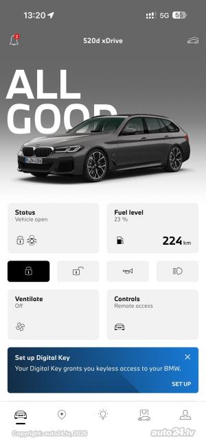 Melns BMW 5 Series 2022 Pērnava, ar dzinēja tilpumu 2.00 L un nobraukumu 192 tūkst. km par 29900 €, foto 26 vietnē AUTOMOTO.COM.LV
