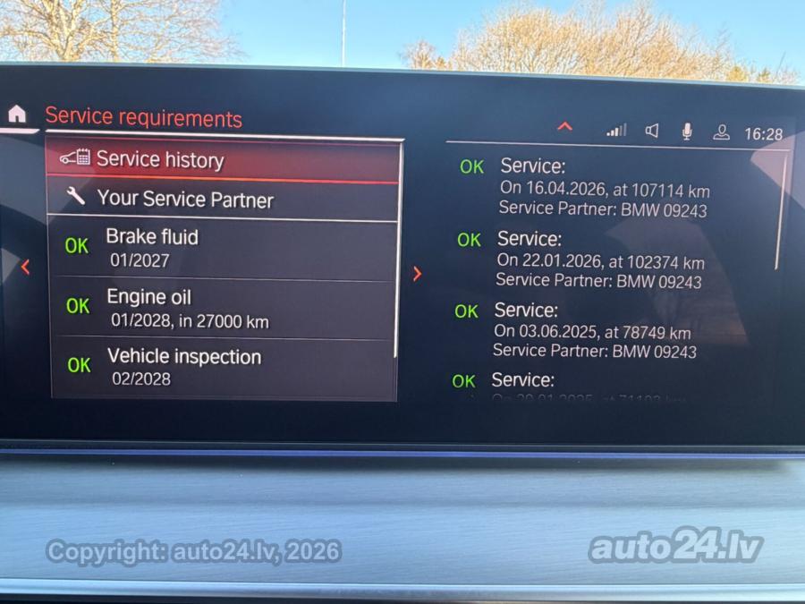 Melns BMW 5 Series 2022 Tallina, ar dzinēja tilpumu 3.00 L un nobraukumu 109 tūkst. km par 38900 €, foto 15 vietnē AUTOMOTO.COM.LV