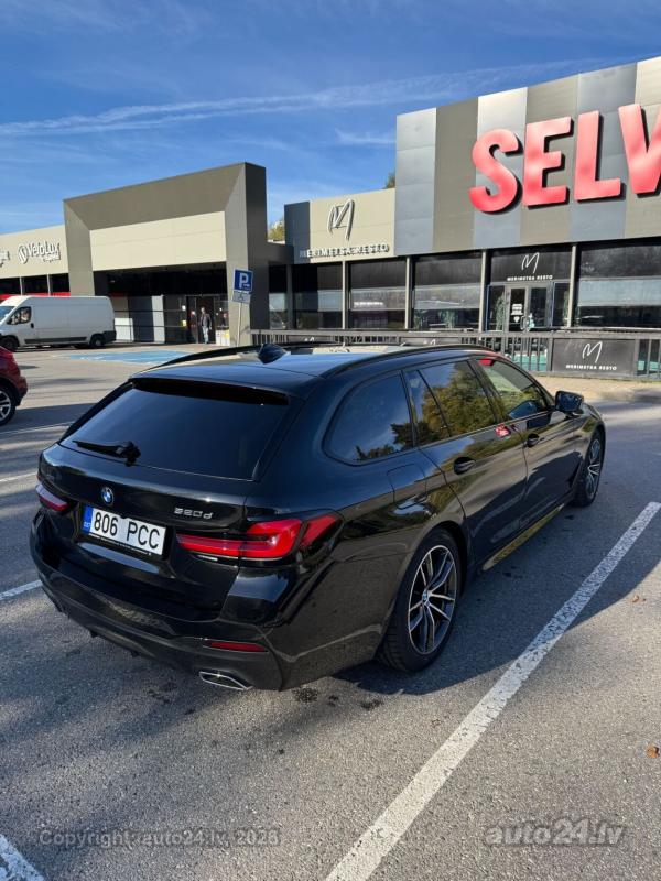 Black BMW 5 Series 2023 in Tallinn, with an engine capacity of 2.00 L and mileage of 39 thousand km for 39900 €, photo 4 on AUTOMOTO.COM.LV