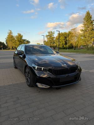 Black BMW 5 Series 2024 in Tallinn, with an engine capacity of 2.00 L and mileage of 65 thousand km for 54500 €, photo 4 on AUTOMOTO.COM.LV