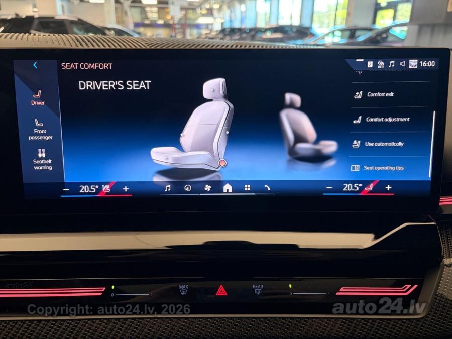 Melns BMW 5 Series 2025 Tallina, ar dzinēja tilpumu 3.00 L un nobraukumu 19 tūkst. km par 74400 €, foto 12 vietnē AUTOMOTO.COM.LV