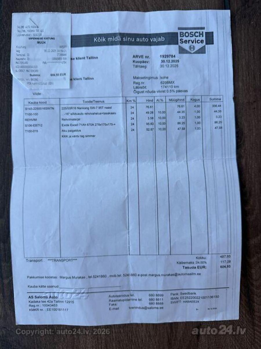 Синий БМВ 5 Серия 1998 в Таллин, объемом двигателя 2.50 л и пробегом 174 тыс. км за 3499 €, фото 12 на AUTOMOTO.COM.LV