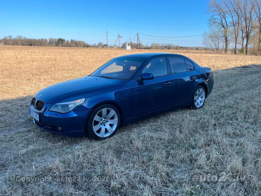 Zils BMW 5 Series 2003 Viljandi, ar dzinēja tilpumu 3.00 L un nobraukumu 385 tūkst. km par 4300 €, foto 1 vietnē AUTOMOTO.COM.LV