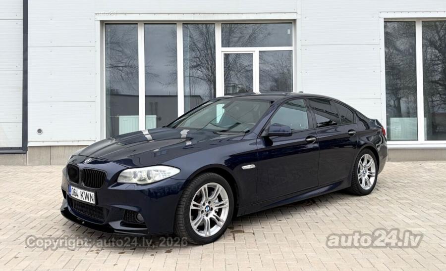 Blue BMW 5 Series 2011 in Tartu, with an engine capacity of 3.00 L and mileage of 340 thousand km for 8999 €, photo 1 on AUTOMOTO.COM.LV