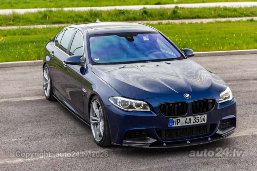 Blue BMW 5 Series 2015 in Tartu, with an engine capacity of 3.00 L and mileage of 234 thousand km for 14999 €, photo 1 on AUTOMOTO.COM.LV