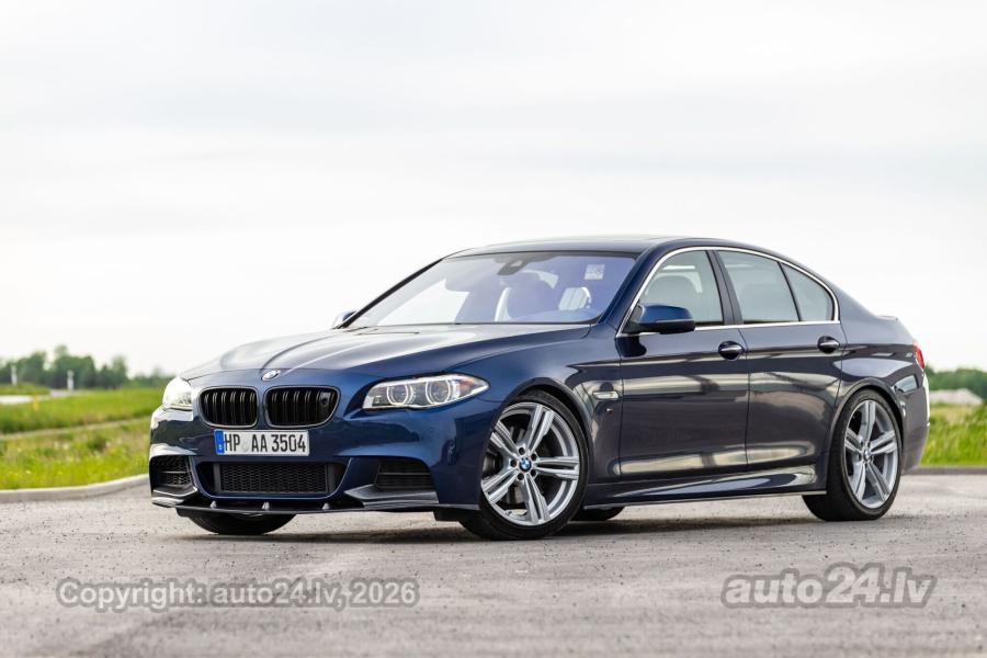 Blue BMW 5 Series 2015 in Tartu, with an engine capacity of 3.00 L and mileage of 234 thousand km for 14999 €, photo 3 on AUTOMOTO.COM.LV