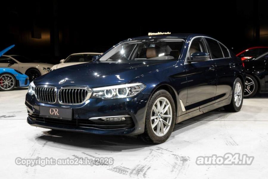 Zils BMW 5 Series 2017 Rīga, ar dzinēja tilpumu 2.00 L un nobraukumu 95 tūkst. km par 23380 €, foto 1 vietnē AUTOMOTO.COM.LV
