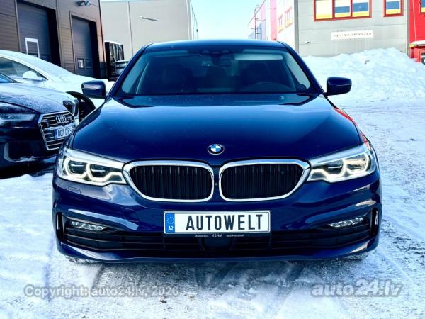 Blue BMW 5 Series 2017 in Tallinn, with an engine capacity of 3.00 L and mileage of 136 thousand km for 27900 €, photo 2 on AUTOMOTO.COM.LV