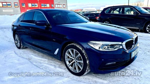 Blue BMW 5 Series 2017 in Tallinn, with an engine capacity of 3.00 L and mileage of 136 thousand km for 27900 €, photo 5 on AUTOMOTO.COM.LV