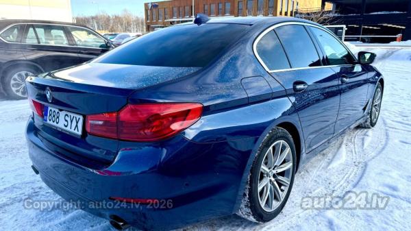 Blue BMW 5 Series 2017 in Tallinn, with an engine capacity of 3.00 L and mileage of 136 thousand km for 27900 €, photo 6 on AUTOMOTO.COM.LV