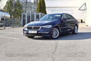 Zils BMW 5 Series 2017 Tallina, ar dzinēja tilpumu 2.00 L un nobraukumu 109 tūkst. km par 21000 €, foto  vietnē AUTOMOTO.COM.LV