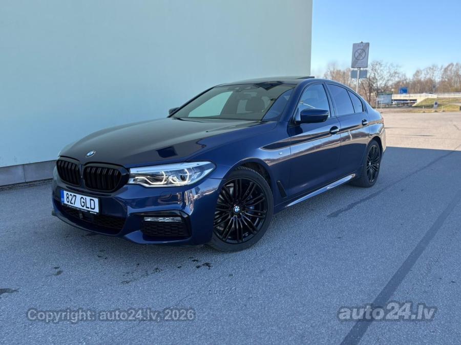 Blue BMW 5 Series 2017 in Tallinn, with an engine capacity of 3.00 L and mileage of 220 thousand km for 26400 €, photo 1 on AUTOMOTO.COM.LV