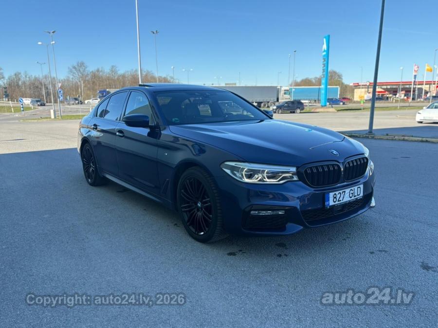 Blue BMW 5 Series 2017 in Tallinn, with an engine capacity of 3.00 L and mileage of 220 thousand km for 26400 €, photo 7 on AUTOMOTO.COM.LV
