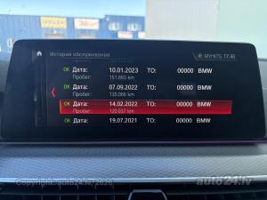 Zils BMW 5 Series 2017 Tallina, ar dzinēja tilpumu 3.00 L un nobraukumu 220 tūkst. km par 25400 €, foto 30 vietnē AUTOMOTO.COM.LV