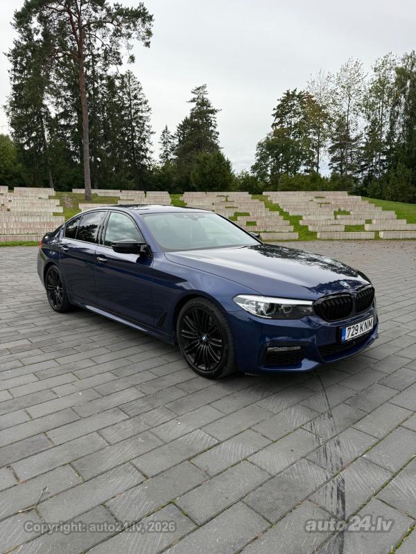 Zils BMW 5 Series 2017 Tallina, ar dzinēja tilpumu 3.00 L un nobraukumu 133 tūkst. km par 30500 €, foto 7 vietnē AUTOMOTO.COM.LV