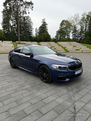 Blue BMW 5 Series 2017 in Tallinn, with an engine capacity of 3.00 L and mileage of 133 thousand km for 30500 €, photo 7 on AUTOMOTO.COM.LV