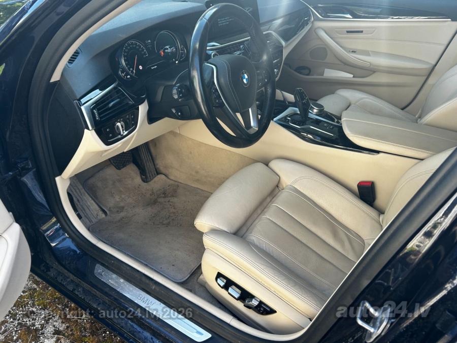 Blue BMW 5 Series 2017 in Tallinn, with an engine capacity of 2.00 L and mileage of 178 thousand km for 21900 €, photo 17 on AUTOMOTO.COM.LV