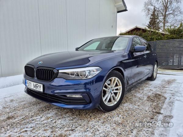Blue BMW 5 Series 2018 in Tartu, with an engine capacity of 2.00 L and mileage of 103 thousand km for 23800 €, photo 1 on AUTOMOTO.COM.LV