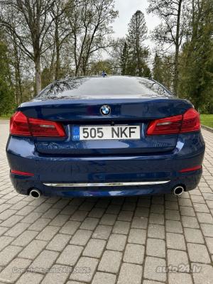 Zils BMW 5 Series 2018 Tallina, ar dzinēja tilpumu 3.00 L un nobraukumu 124 tūkst. km par 27400 €, foto 5 vietnē AUTOMOTO.COM.LV