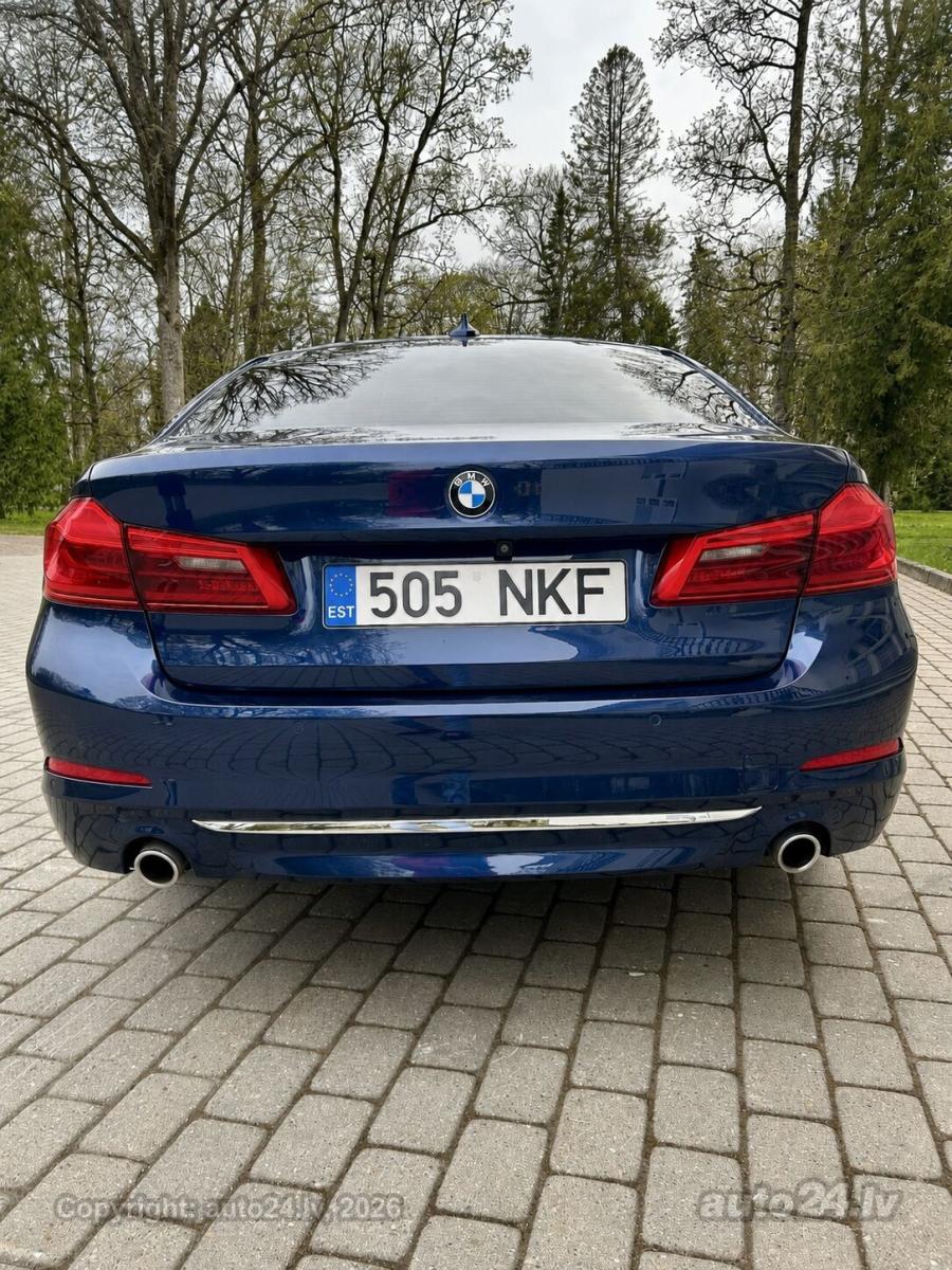 Zils BMW 5 Series 2018 Tallina, ar dzinēja tilpumu 3.00 L un nobraukumu 124 tūkst. km par 27400 €, foto 5 vietnē AUTOMOTO.COM.LV
