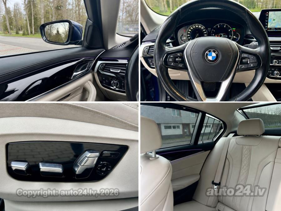 Zils BMW 5 Series 2018 Tallina, ar dzinēja tilpumu 3.00 L un nobraukumu 124 tūkst. km par 27400 €, foto 12 vietnē AUTOMOTO.COM.LV