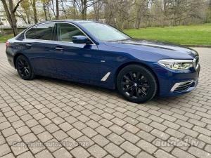 Zils BMW 5 Series 2018 Tallina, ar dzinēja tilpumu 3.00 L un nobraukumu 124 tūkst. km par 27400 €, foto 14 vietnē AUTOMOTO.COM.LV