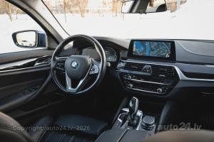 Blue BMW 5 Series 2019 in Tallinn, with an engine capacity of 2.00 L and mileage of 101 thousand km for 30600 €, photo 16 on AUTOMOTO.COM.LV