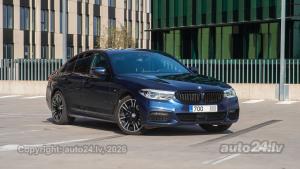 Blue BMW 5 Series 2020 in Tallinn, with an engine capacity of 3.00 L and mileage of 189 thousand km for 32999 €, photo  on AUTOMOTO.COM.LV