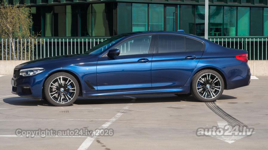 Blue BMW 5 Series 2020 in Tallinn, with an engine capacity of 3.00 L and mileage of 189 thousand km for 32999 €, photo 6 on AUTOMOTO.COM.LV