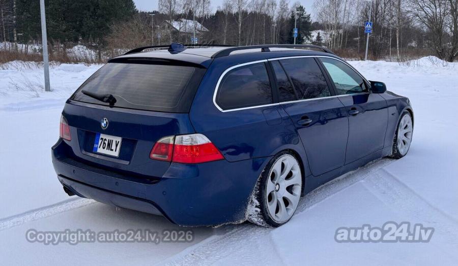 Blue BMW 5 Series 2004 in Tallinn, with an engine capacity of 2.50 L and mileage of 325 thousand km for 4500 €, photo 5 on AUTOMOTO.COM.LV
