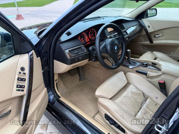 Синий БМВ 5 Серия 2004 в Тарту, объемом двигателя 3.00 л и пробегом 448 тыс. км за 4200 €, фото 9 на AUTOMOTO.COM.LV