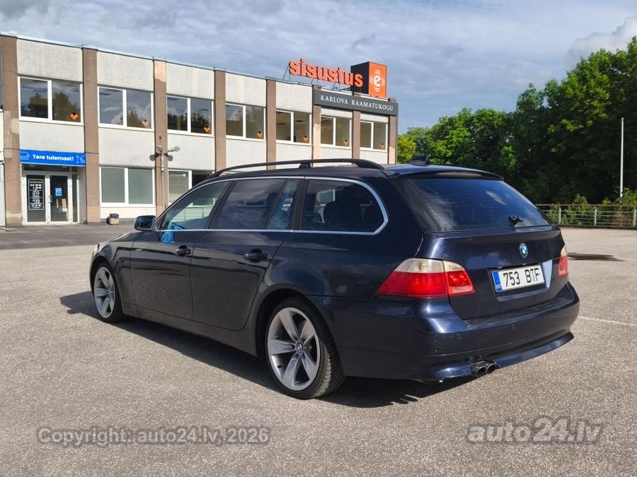 Blue BMW 5 Series 2005 in Tartu, with an engine capacity of 3.00 L and mileage of 298 thousand km for 3500 €, photo 7 on AUTOMOTO.COM.LV