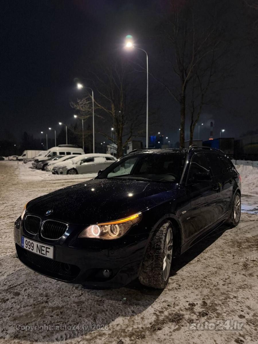 Zils BMW 5 Series 2007 Tallina, ar dzinēja tilpumu 3.00 L un nobraukumu 355 tūkst. km par 9000 €, foto 1 vietnē AUTOMOTO.COM.LV